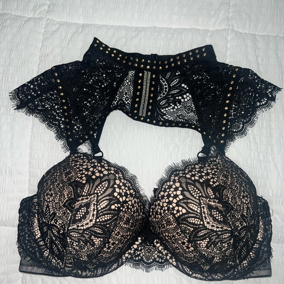 Victoria's Secret | Intimates & Sleepwear | Victorias Secret Black Lace ...